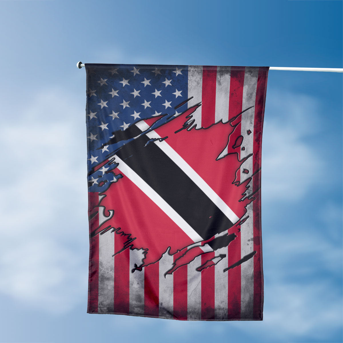 American Trinidadian Flag, US And Trinidad and Tobago Polyester Flag T ...
