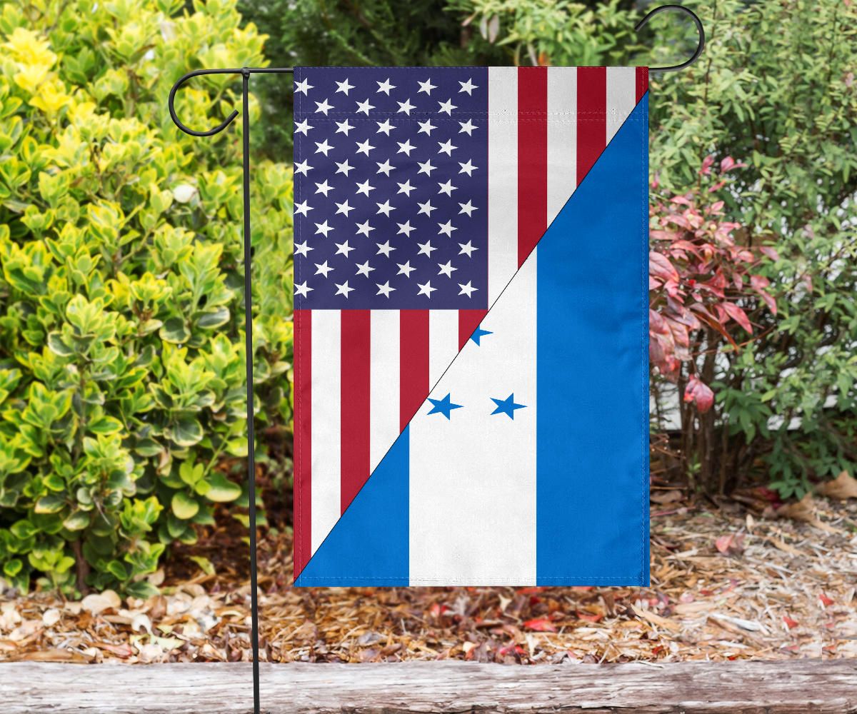 Us Flag With Honduras Flag – To The Closet