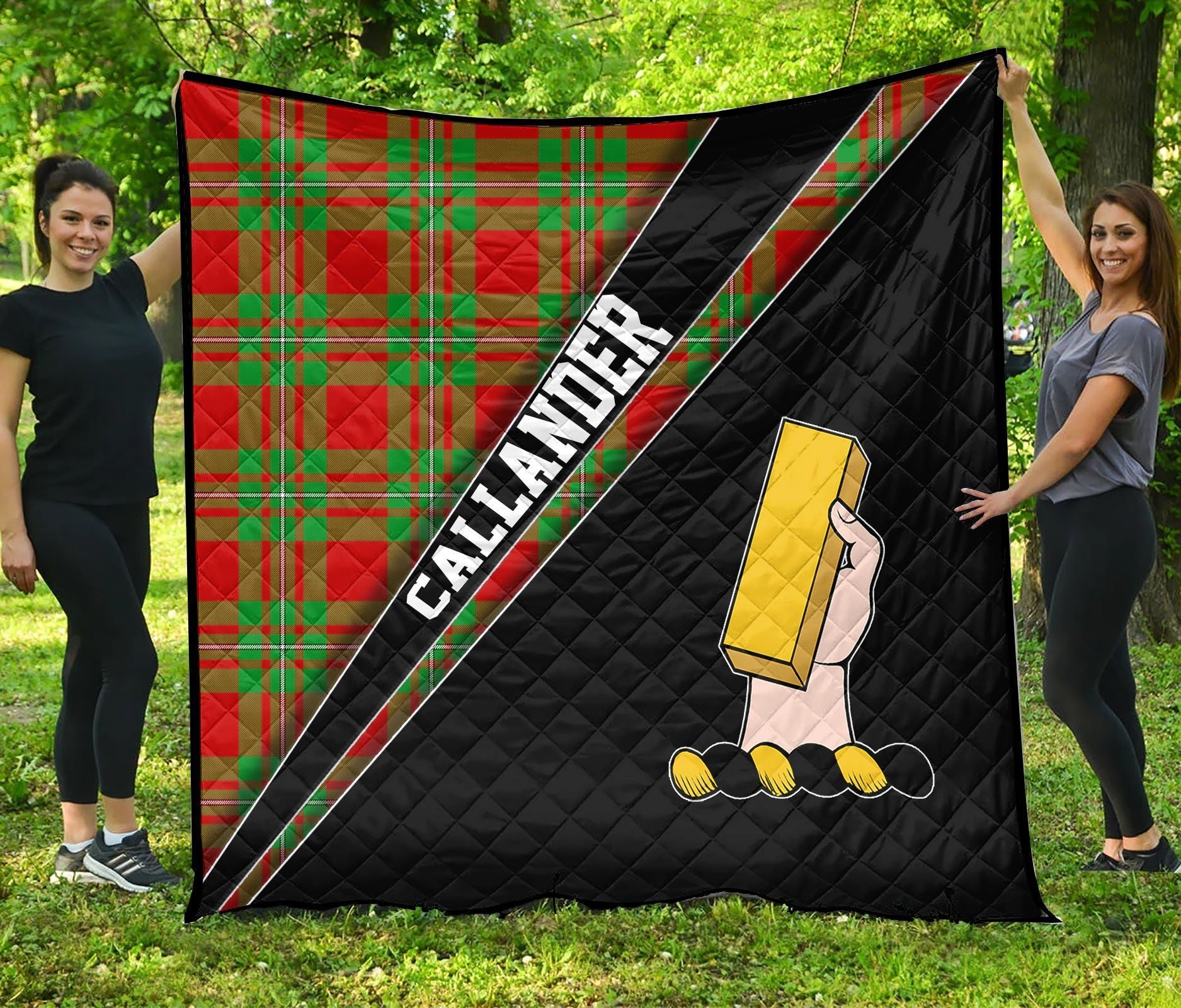 Callander Tartan Premium Quilt, Scottish Tartan Callander Clan Quilt C ...