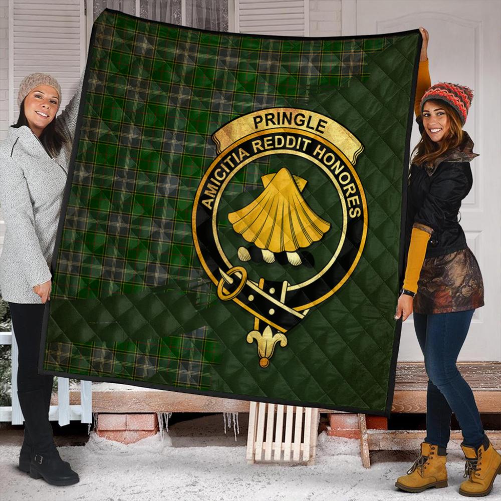 Pringle Tartan Crest Premium Quilt Oldest Style – To The Closet