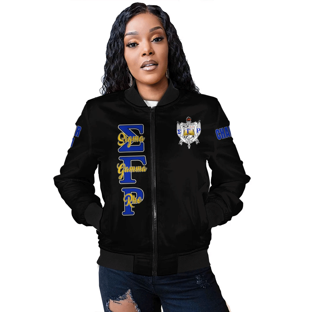 Sorority Jacket - Personalized Sigma Gamma Rho Bomber Jackets – To The ...