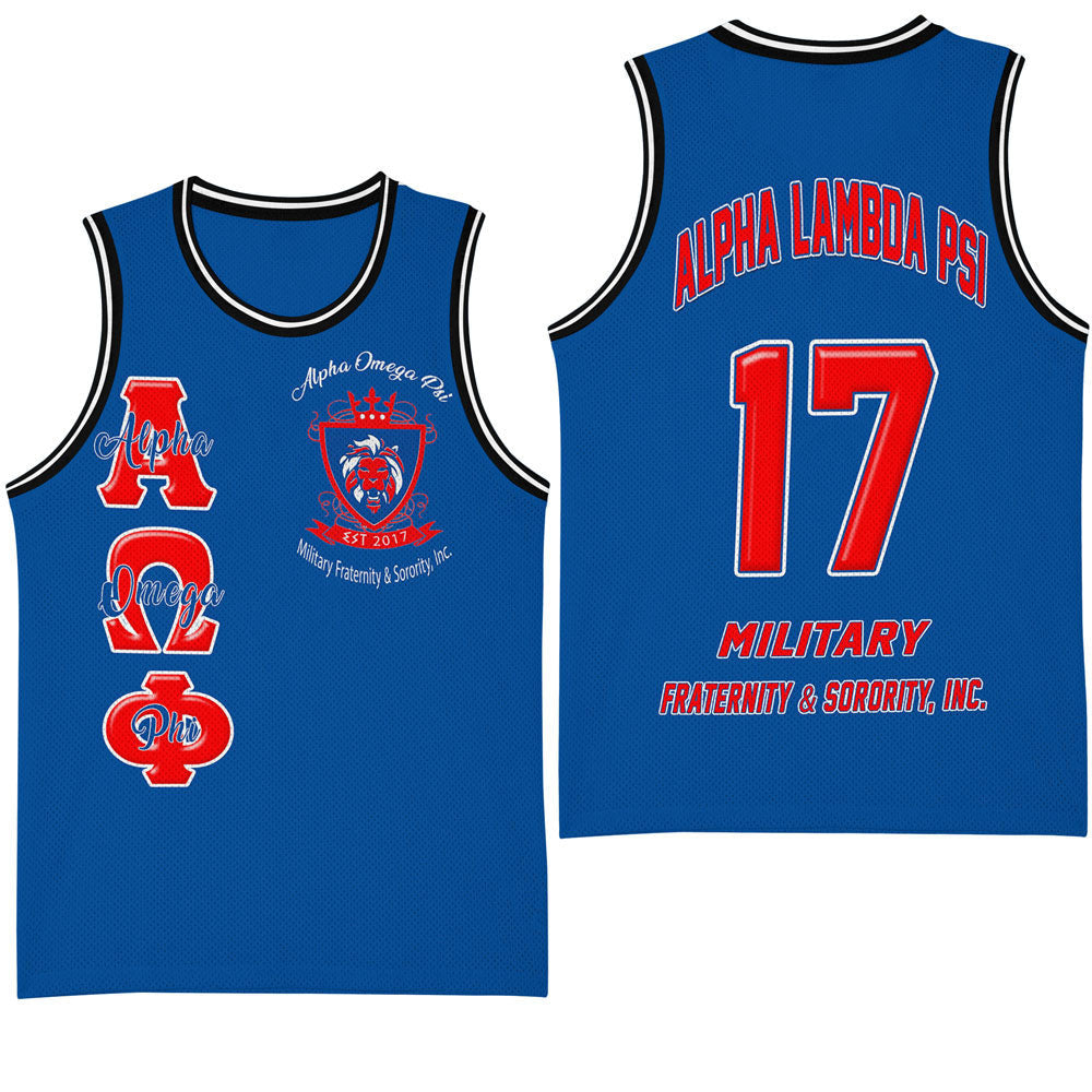 (Custom)Clothing - Alpha Omega Phi Basketball Jersey A31 – To The Closet
