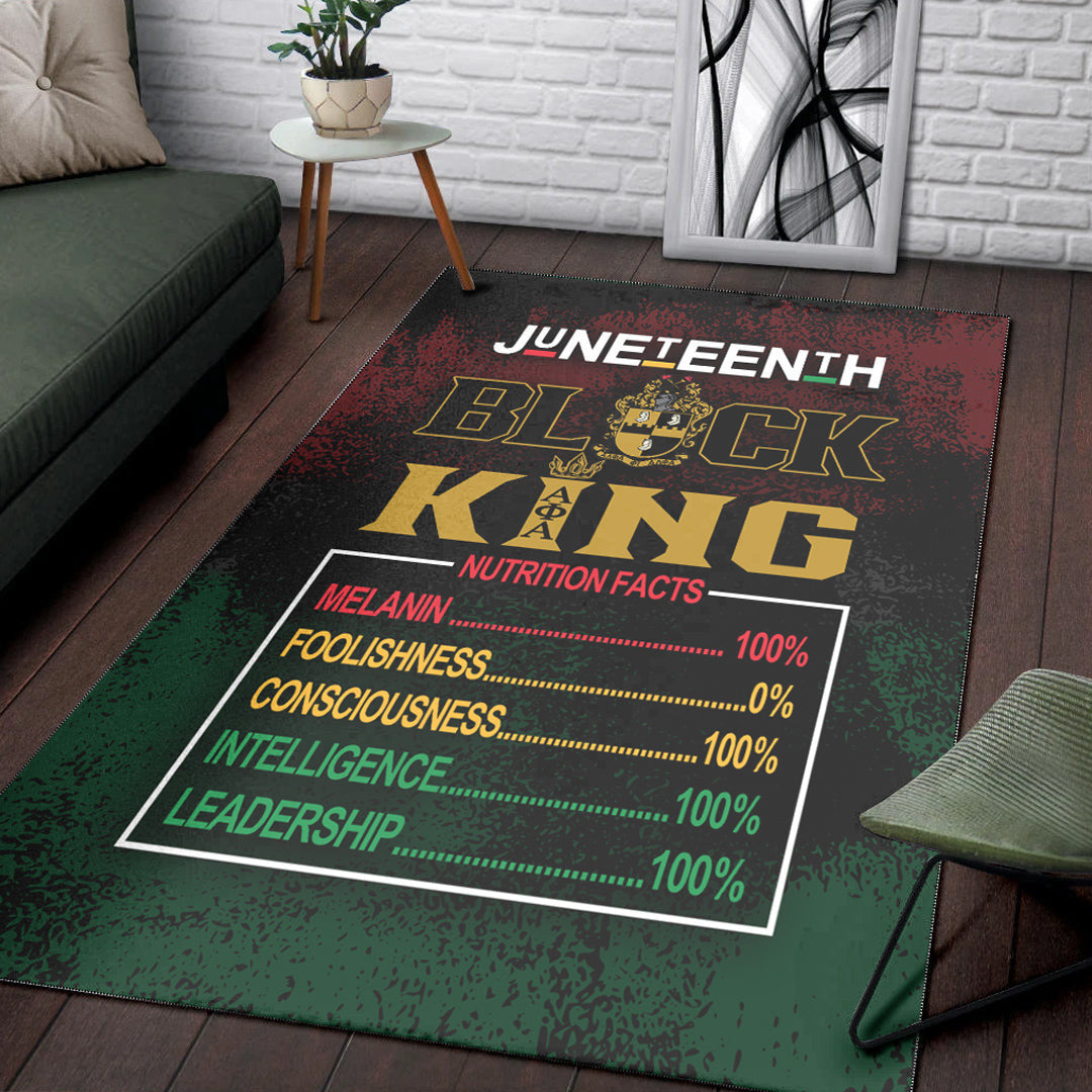 Area Rug Alpha Phi Alpha Nutrition Facts Juneteenth Special Area Rug ...