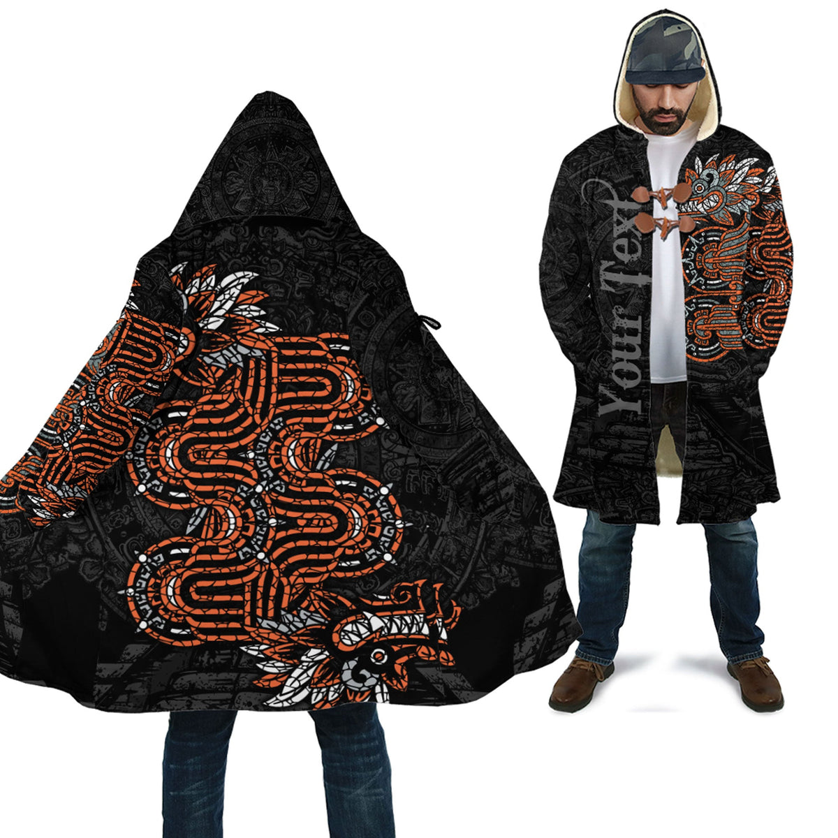 Custom Mexico Quetzalcoatl Mexican God Aztec Cloak – To The Closet