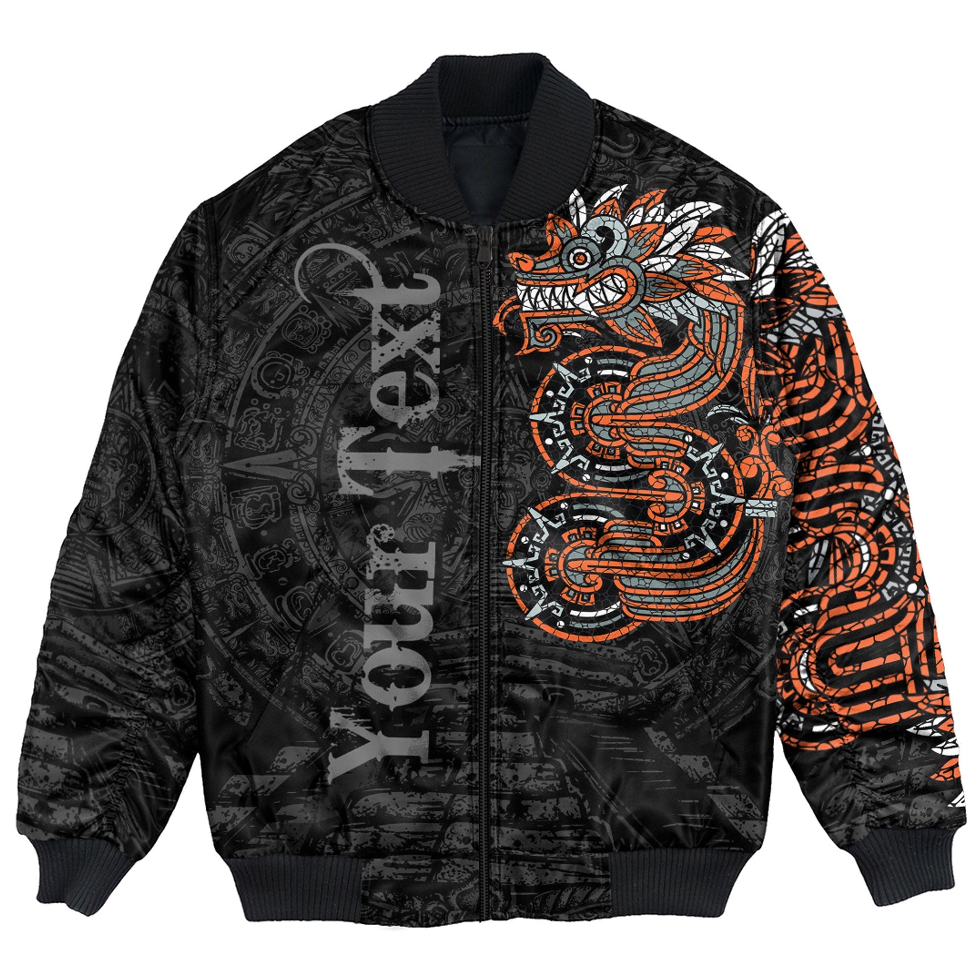 Custom Mexico Quetzalcoatl Mexican God Aztec Bomber Jackets – To The Closet