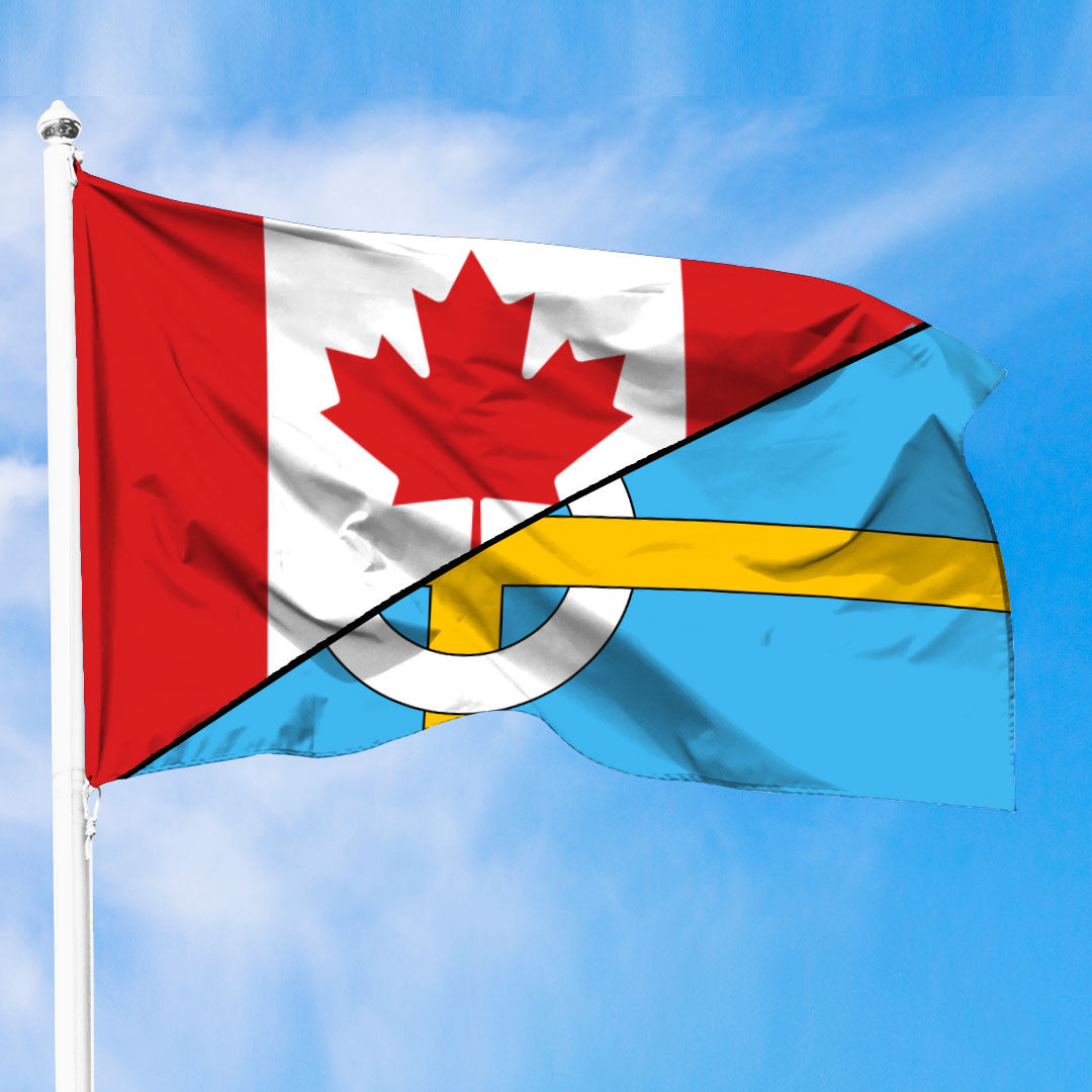 Scotland Isle Of Skye Flag With Canada Flag – To The Closet