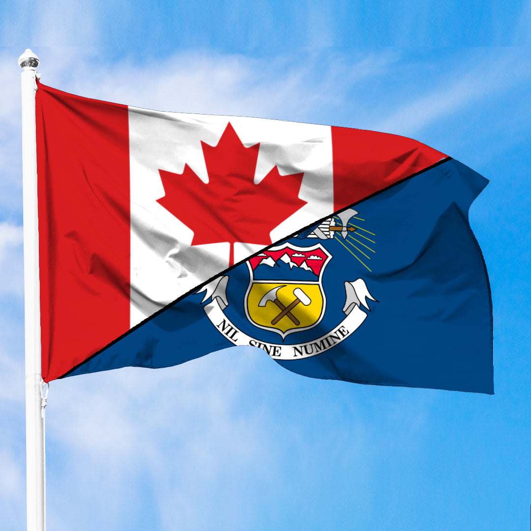 Flag Of Colorado 1911 1964 Flag With Canada Flag – To The Closet