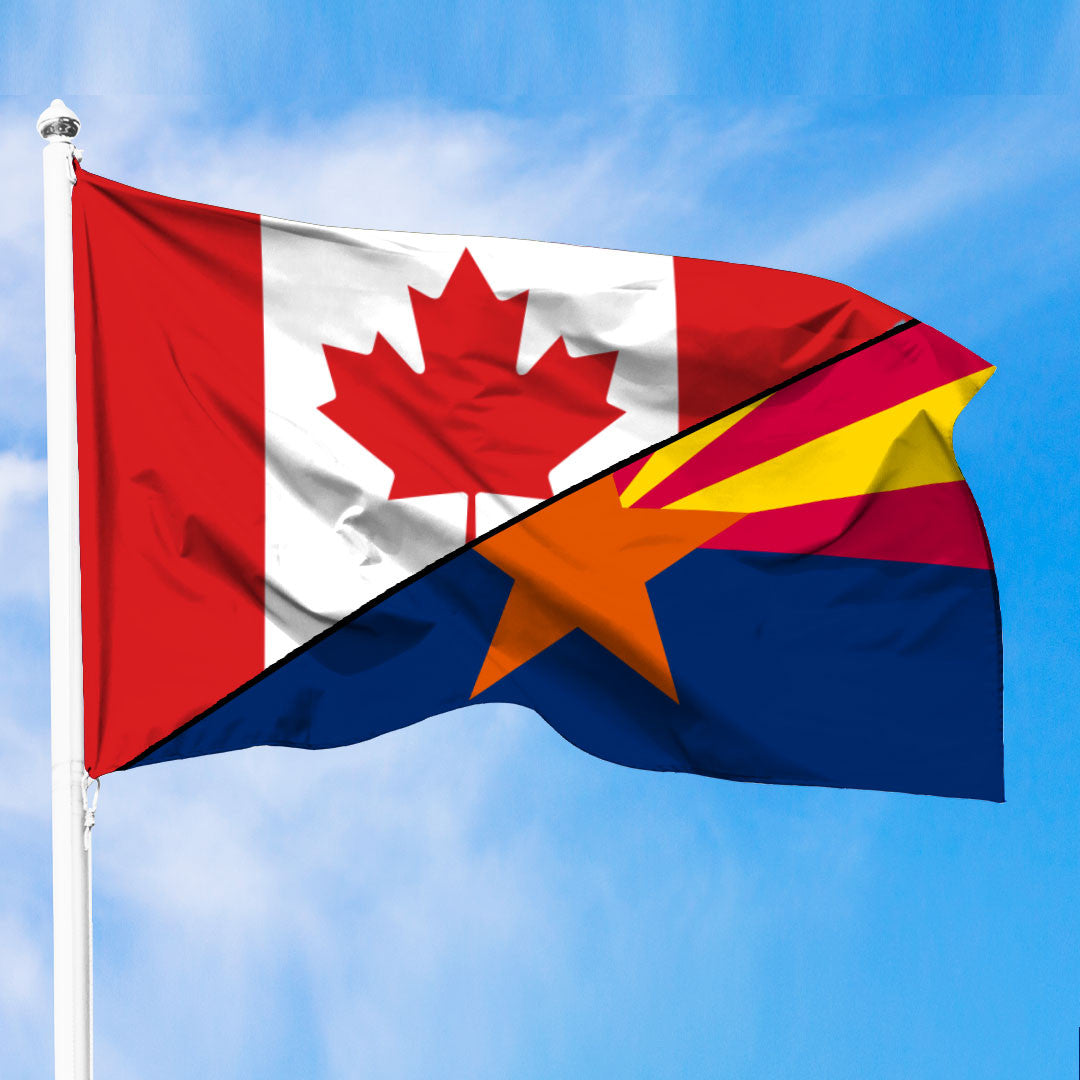 Flag Of Arizona Flag With Canada Flag – To The Closet