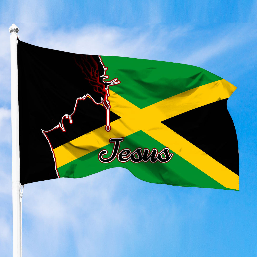 Premium Flag Jamaica Jesus Premium Flag – To The Closet