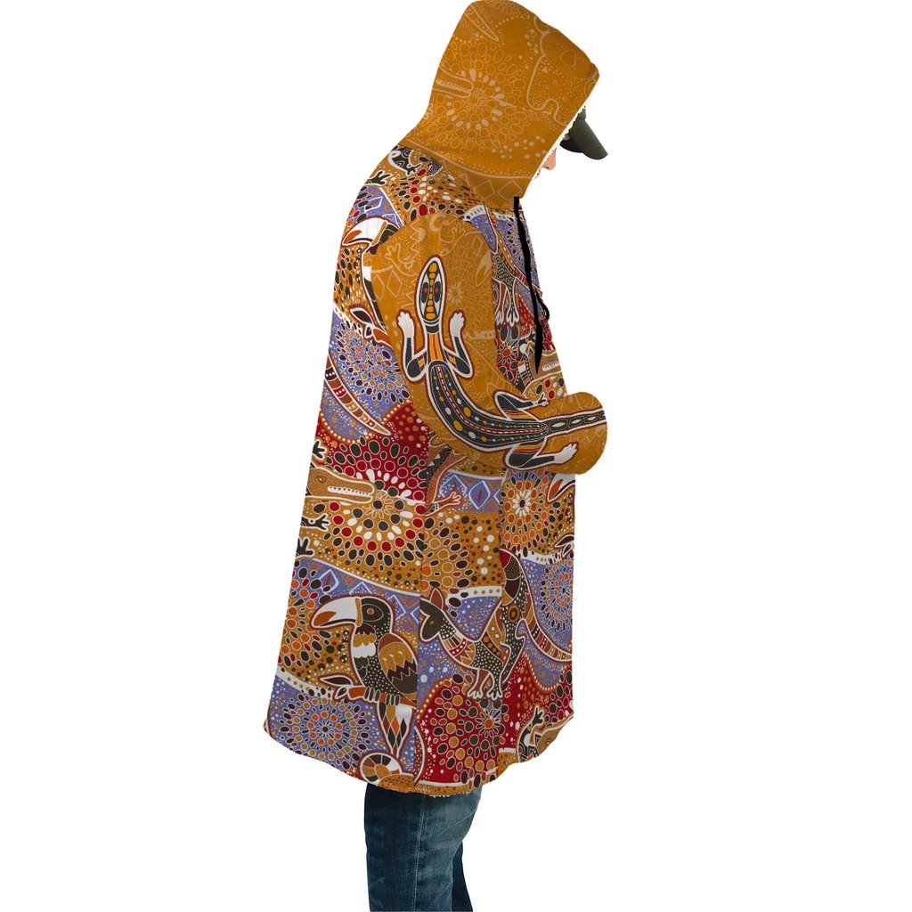 Aboriginal Cloak - Koala Kangaroo Kookaburra Patterns – To The Closet