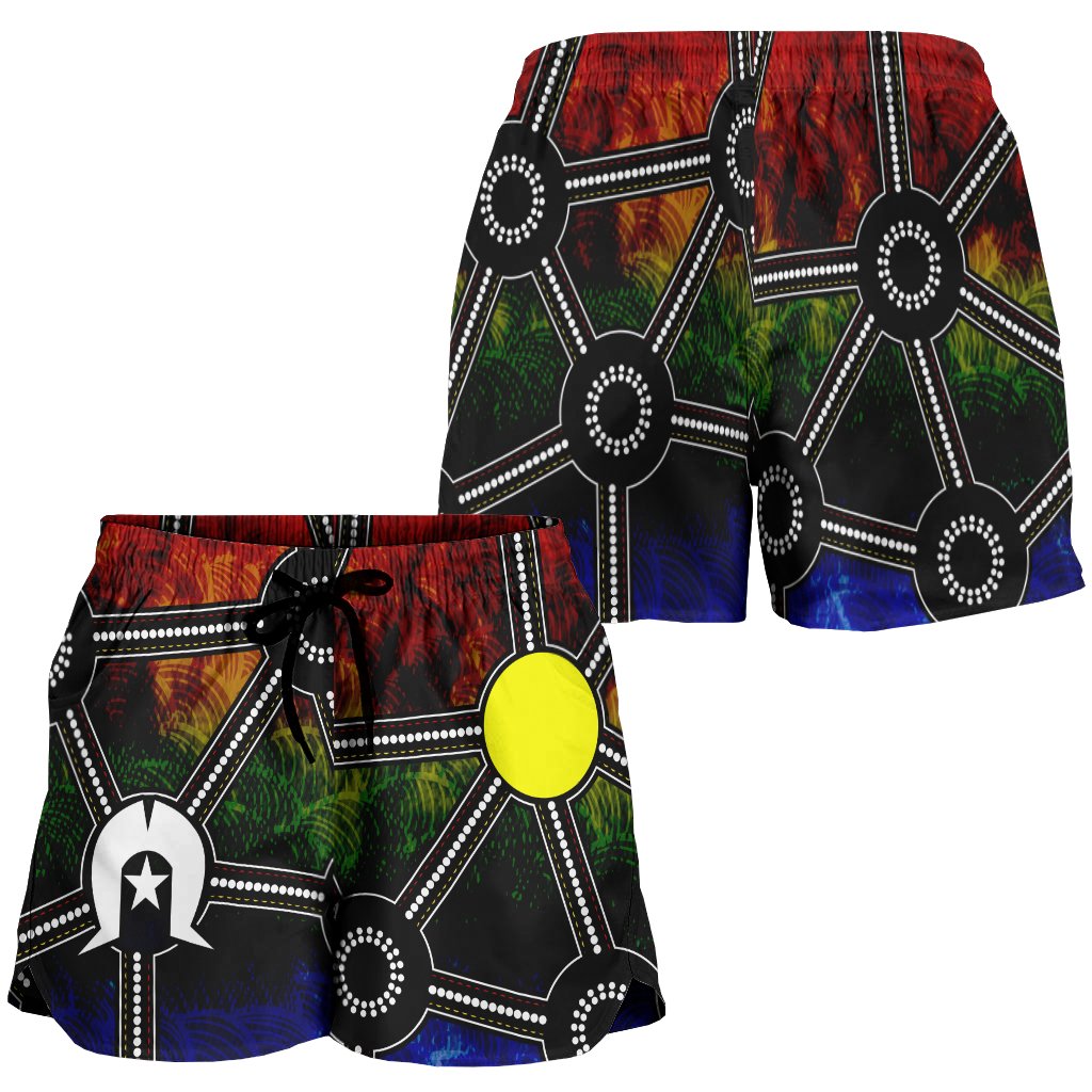 Naidoc Week 2022 Women Short - Aboriginal Geometric Style – To The Closet