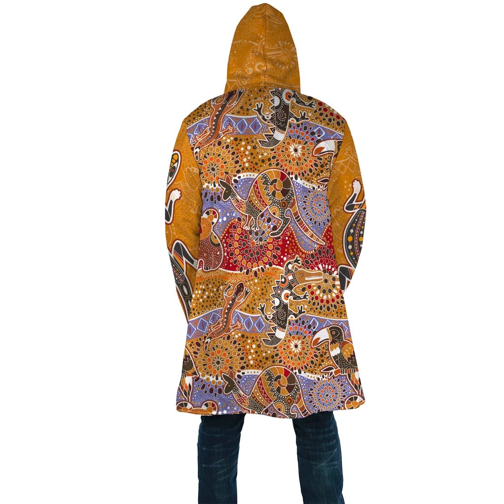 Aboriginal Cloak - Koala Kangaroo Kookaburra Patterns – To The Closet