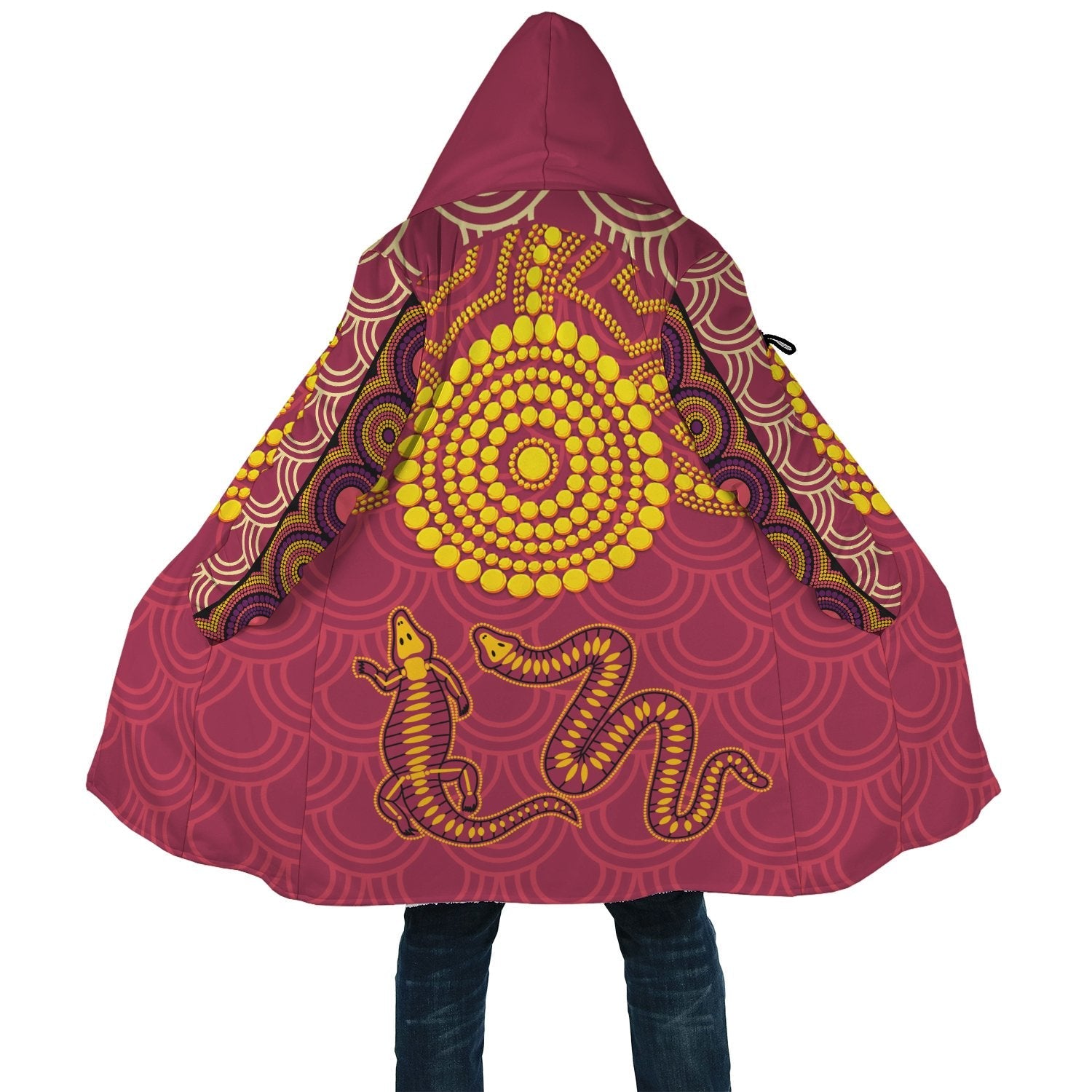 Aboriginal Cloak - Aboriginal Snake And Alligator – To The Closet