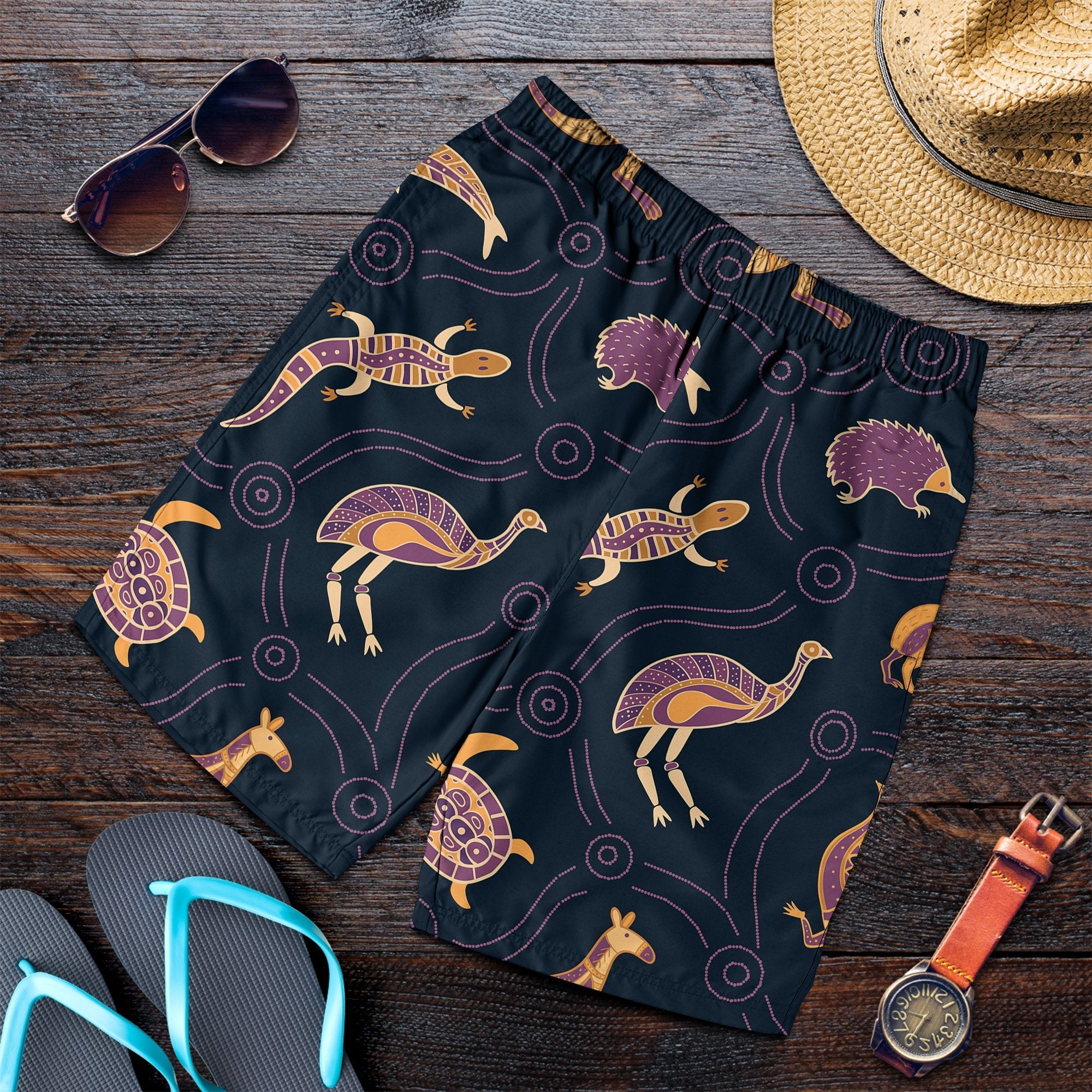 Men's Shorts - Indigenous Animals Patterns – To The Closet
