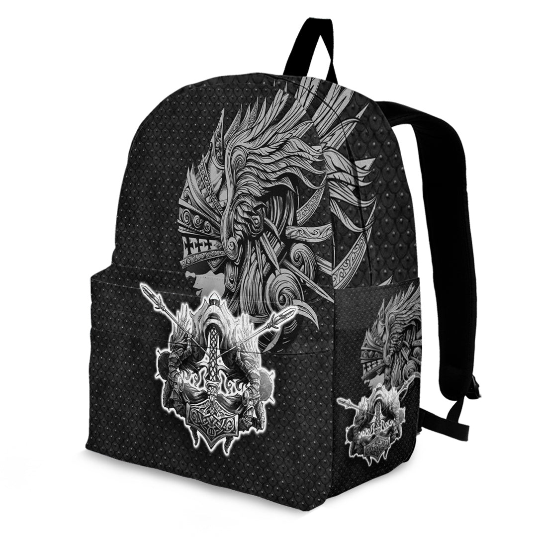 Viking Backpack Valkyrie Metal Background – To The Closet
