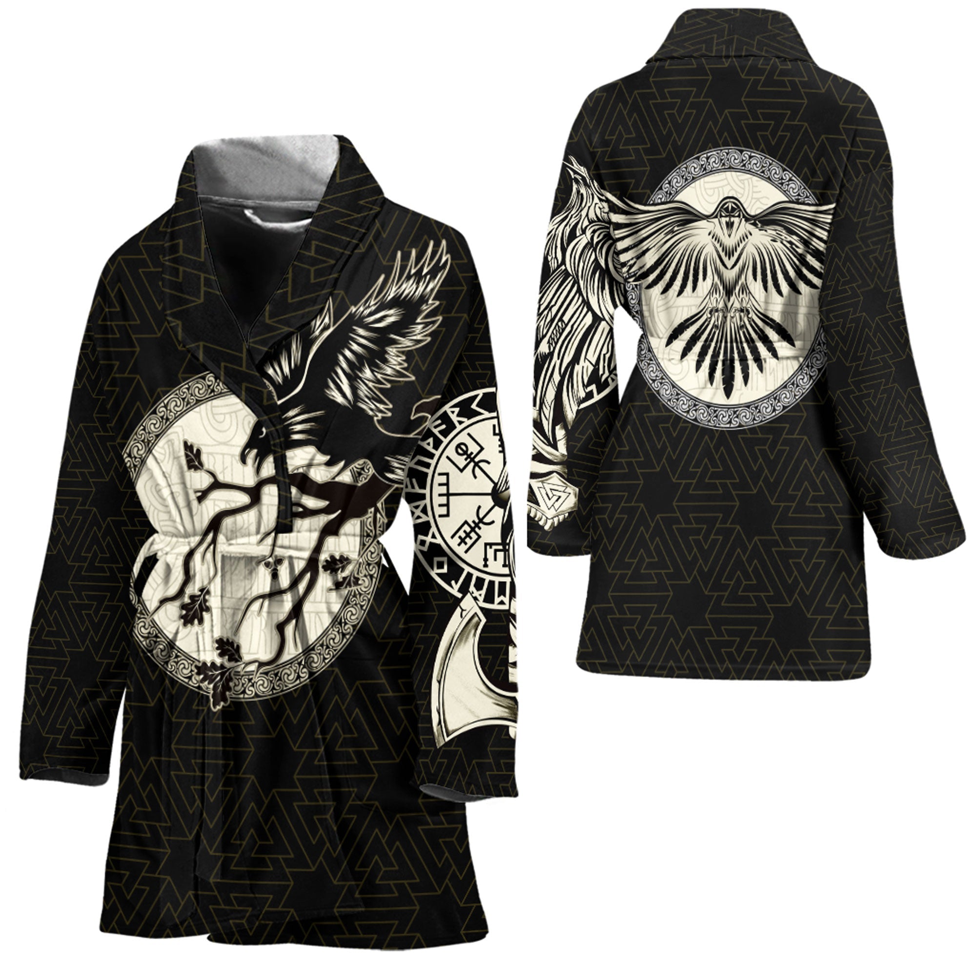Viking Bath Robe Vikings Raven – To The Closet
