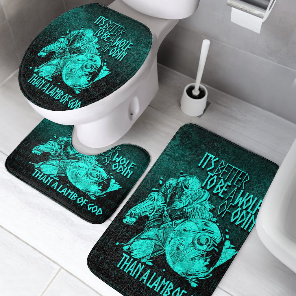 Viking Bathroom Set It's Better To Be A Wolf Of Odin Than A Lamb Of Go ...