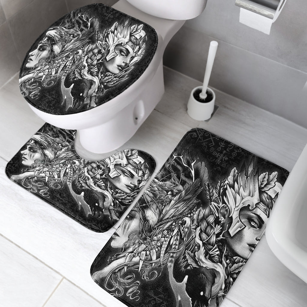 Viking Bathroom Set Valkyries And Bear Raven – To The Closet