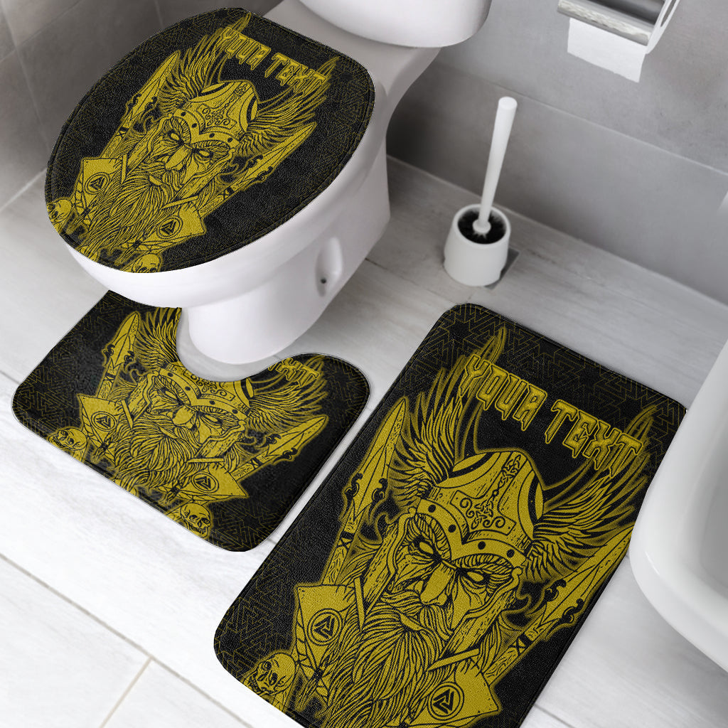 Viking Bathroom Set Odin And Raven Gold Text – To The Closet