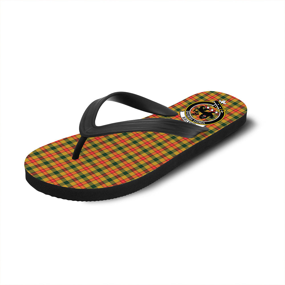 Baxter Modern Tartan Crest Flip Flop – To The Closet