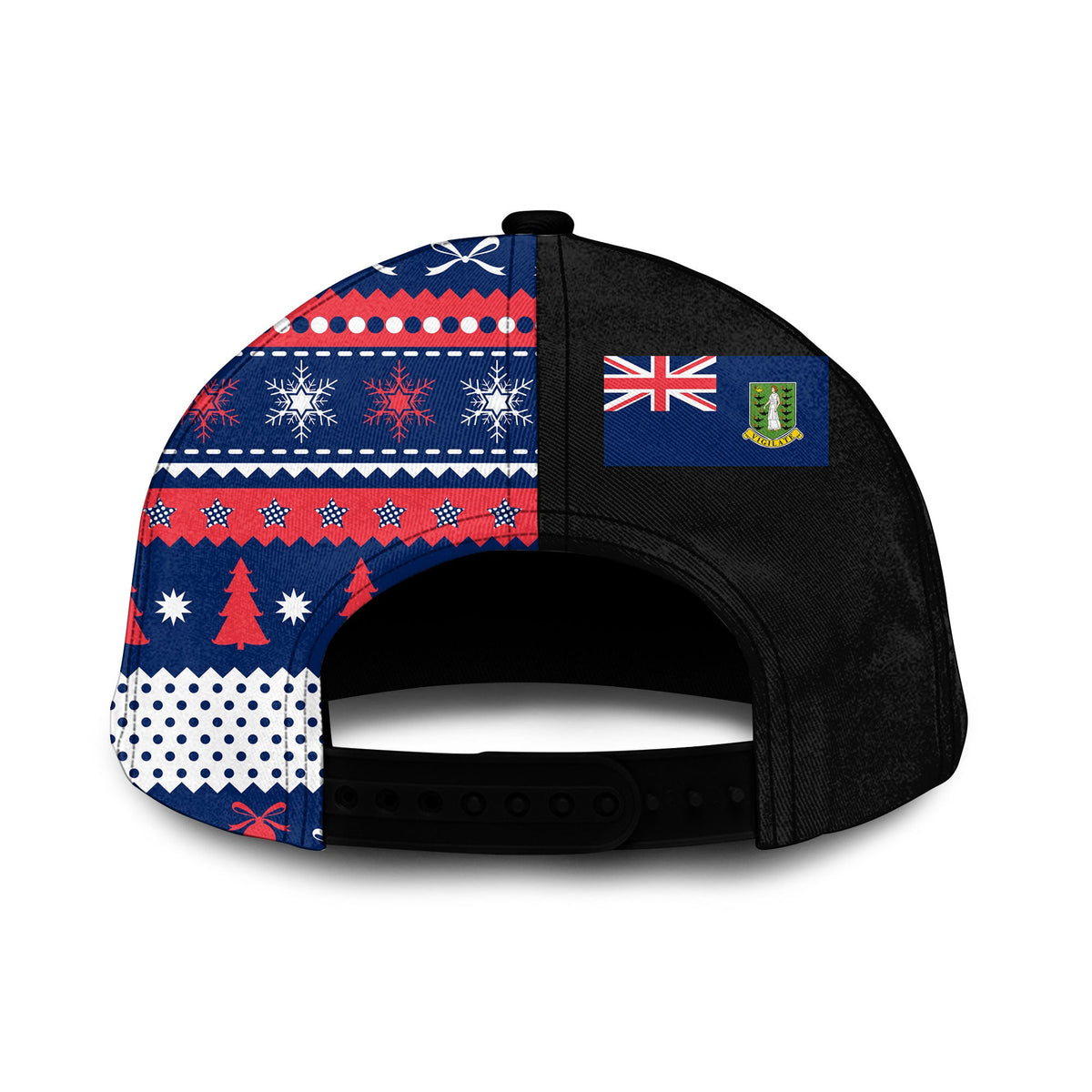 British Virgin Islands Classic Cap Coat Of Arms Christmas Style – To ...