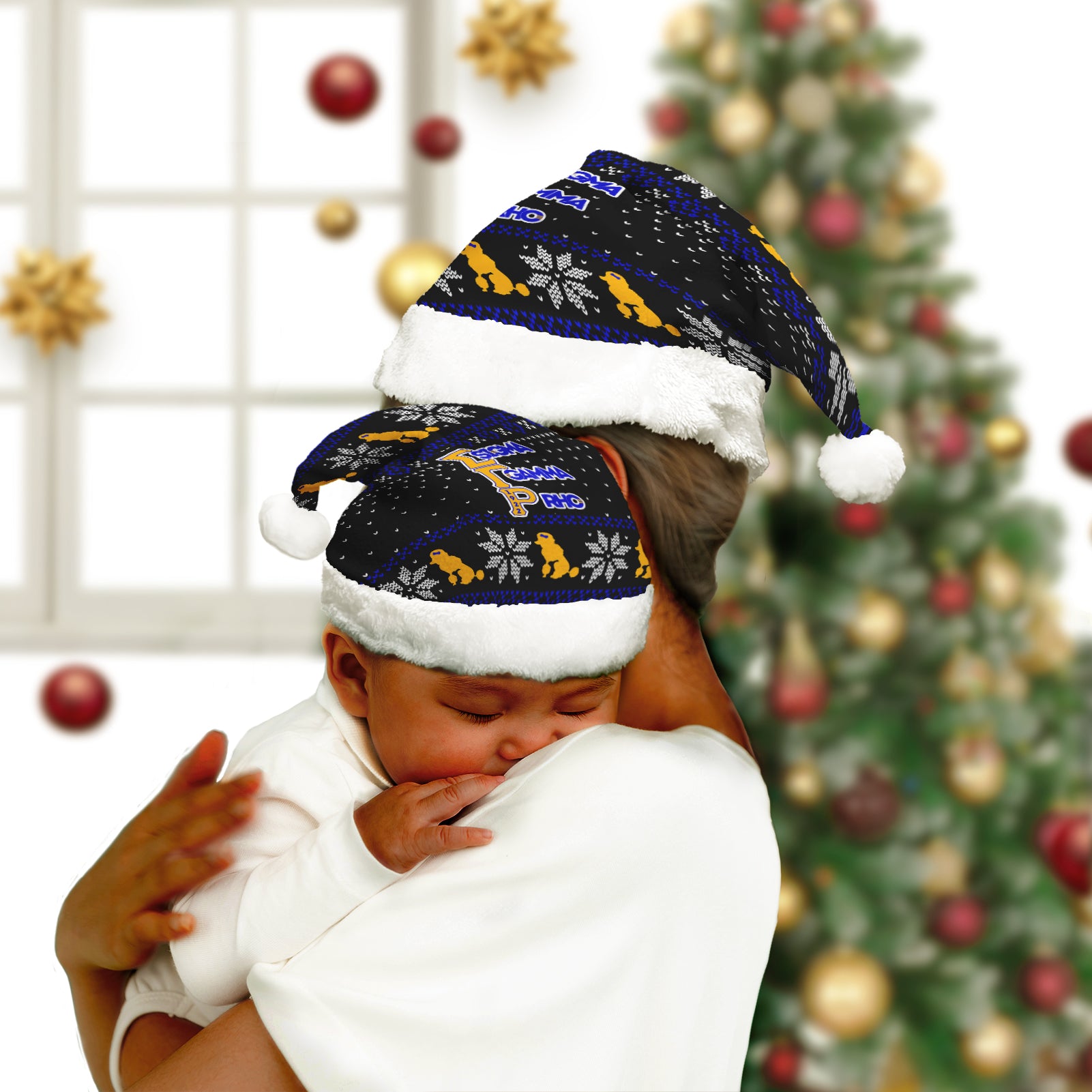 Sorority Hat - Christmas Sigma Gamma Rho Christmas Hat 1922 Poodle Sty ...