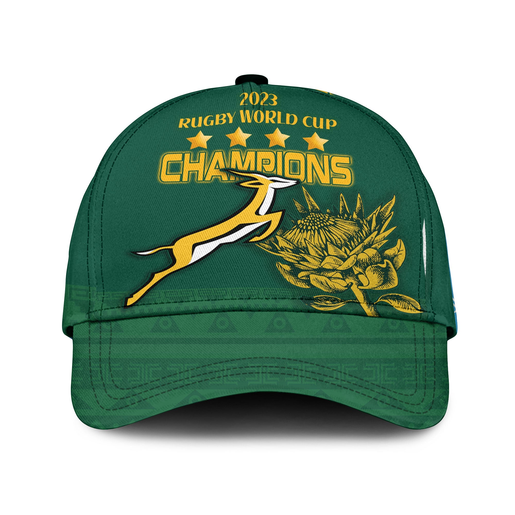 Custom Springbok South Africa Classic Cap King of Rugby World Cup - LH ...