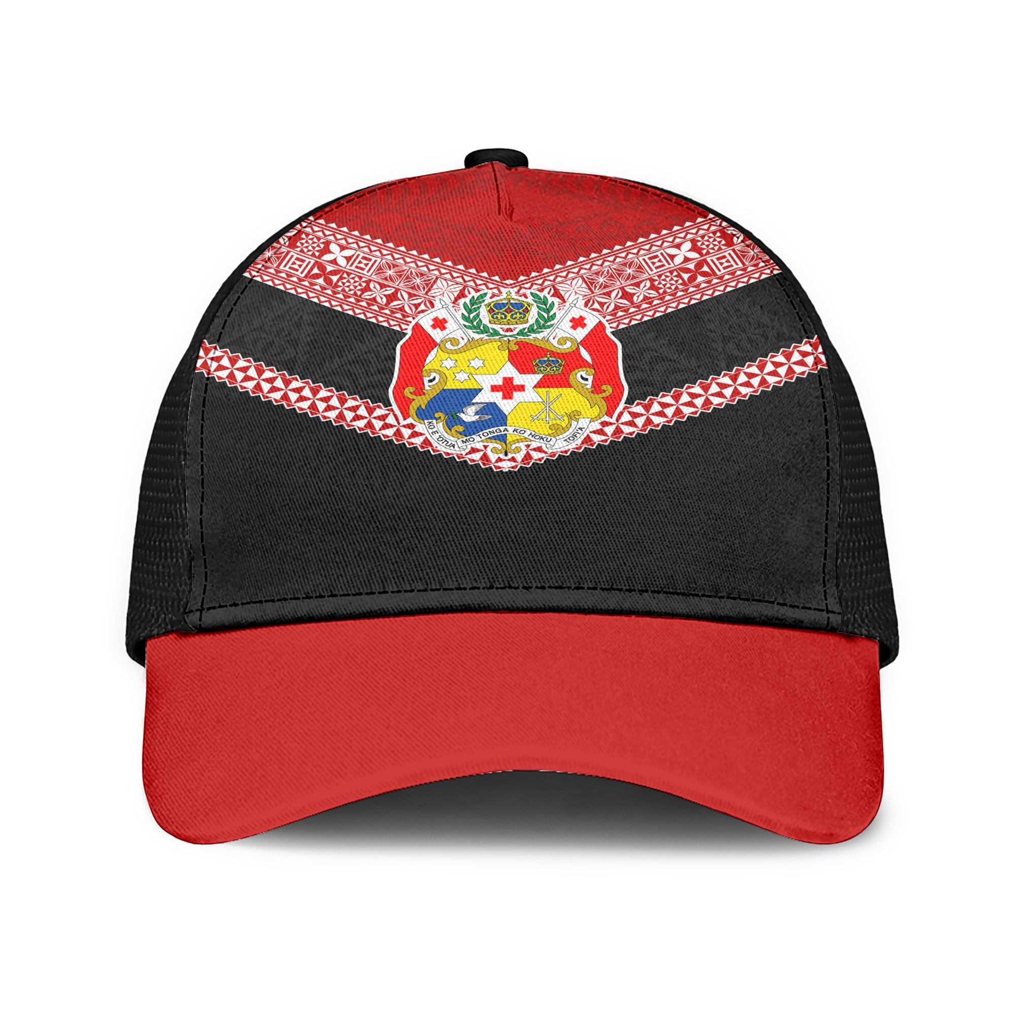 Custom Tonga Mesh Back Cap Kupesi Ngatu Coat Of Arms - LH01 – To The Closet