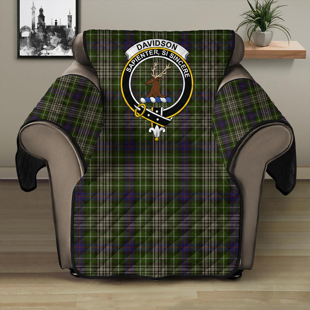 Scottish Tartan Davidson Tulloch Dress Clan Sofa Protector Crest Style ...