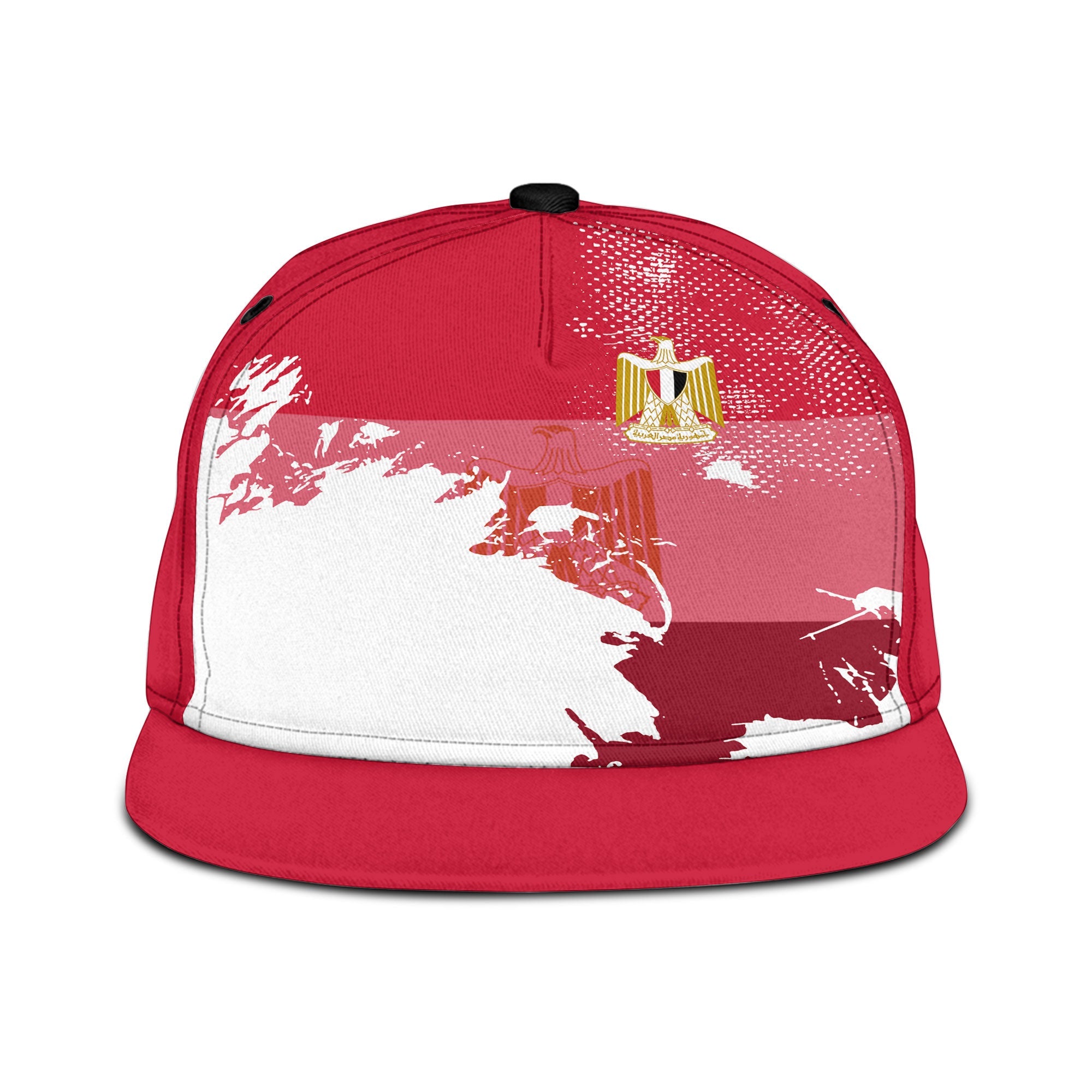 Egypt Snapback Hat Flag & Coat Of Arms Paint Style – To The Closet