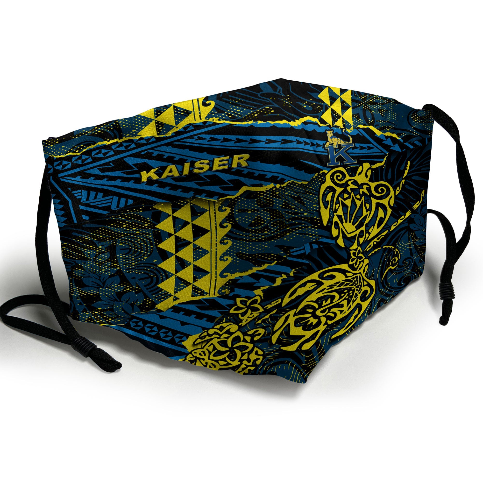 Hawaii Kaiser High School Face Mask Polynesian Turtle Style – To The Closet