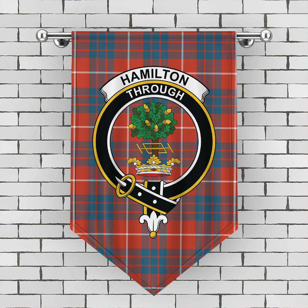Scottish Tartan Hamilton Ancient Clan Classic Crest Gonfalon – To The ...