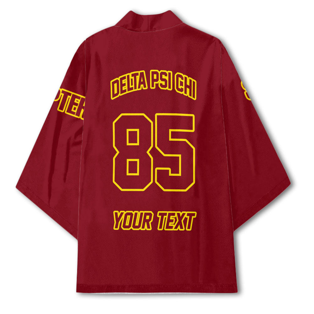 Fraternity Kimono - Personalized Delta Psi Chi Kimono Original Burgund ...