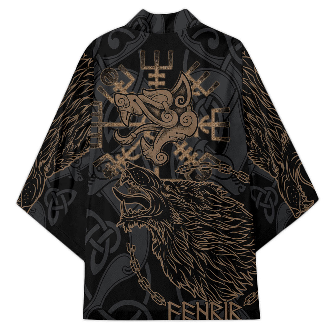 Viking Kimono Viking Fenrir Norse Wolf Warship – To The Closet