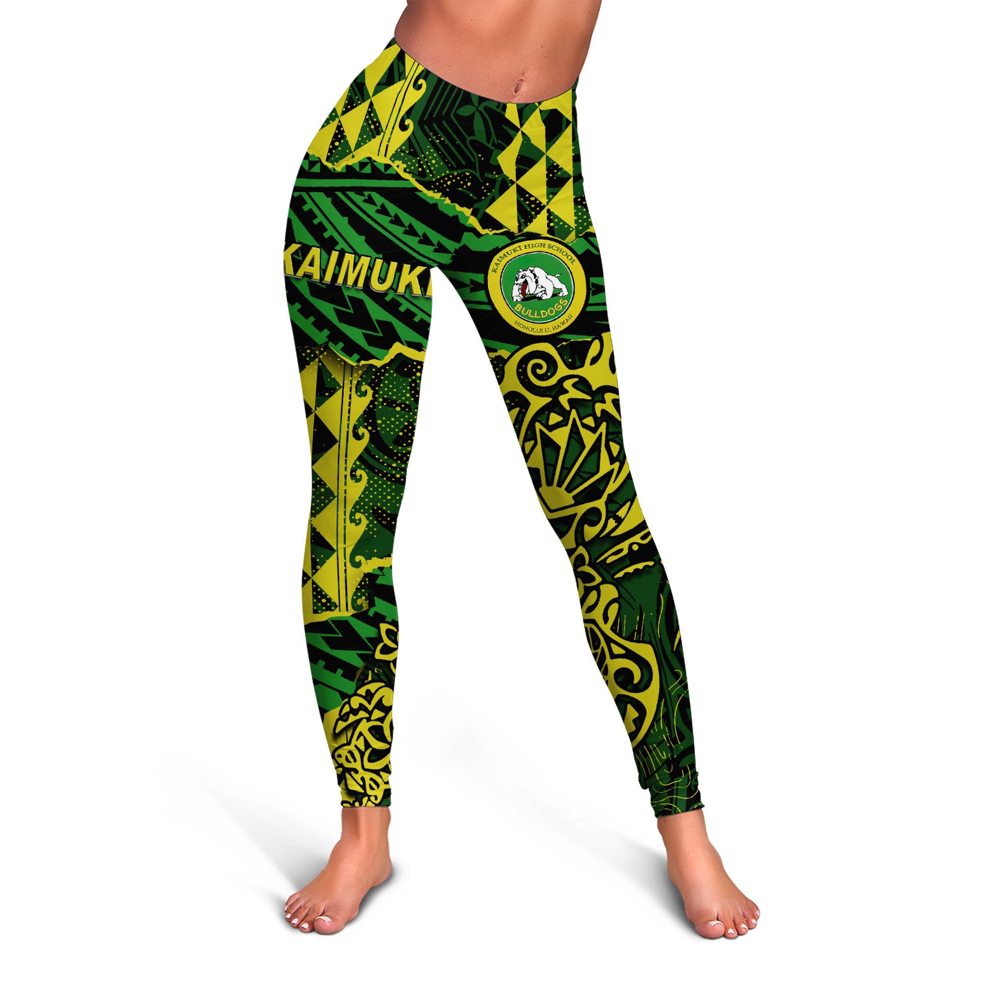Hawaii Kaimuki High School Legging Polynesian Turtle Style – To The Closet
