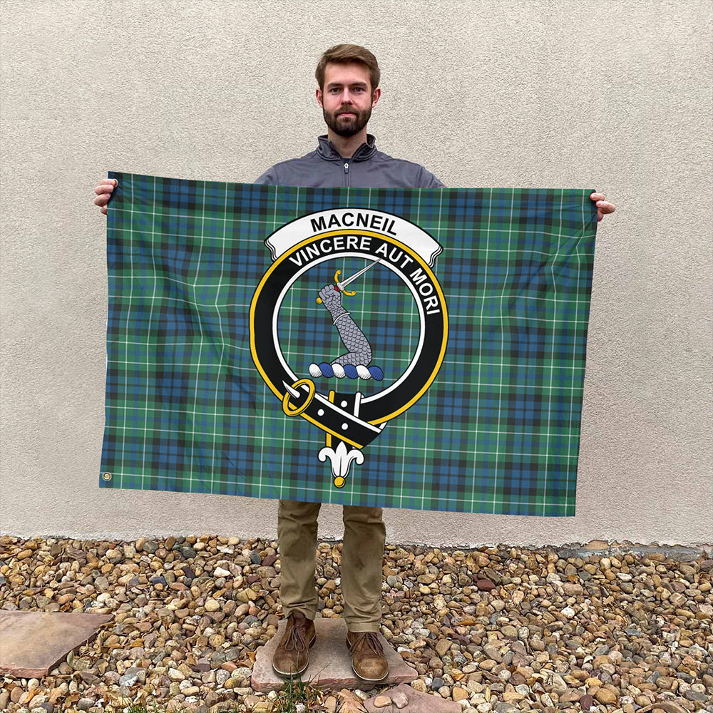 MacNeill of Colonsay Ancient Tartan Classic Crest House Flag – To The ...