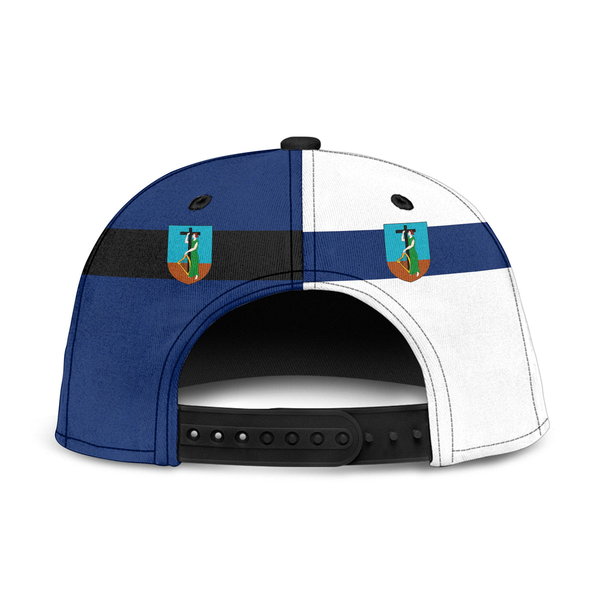 Montserrat Snapback Hat Flag & Coat Of Arms Leather Style – To The Closet