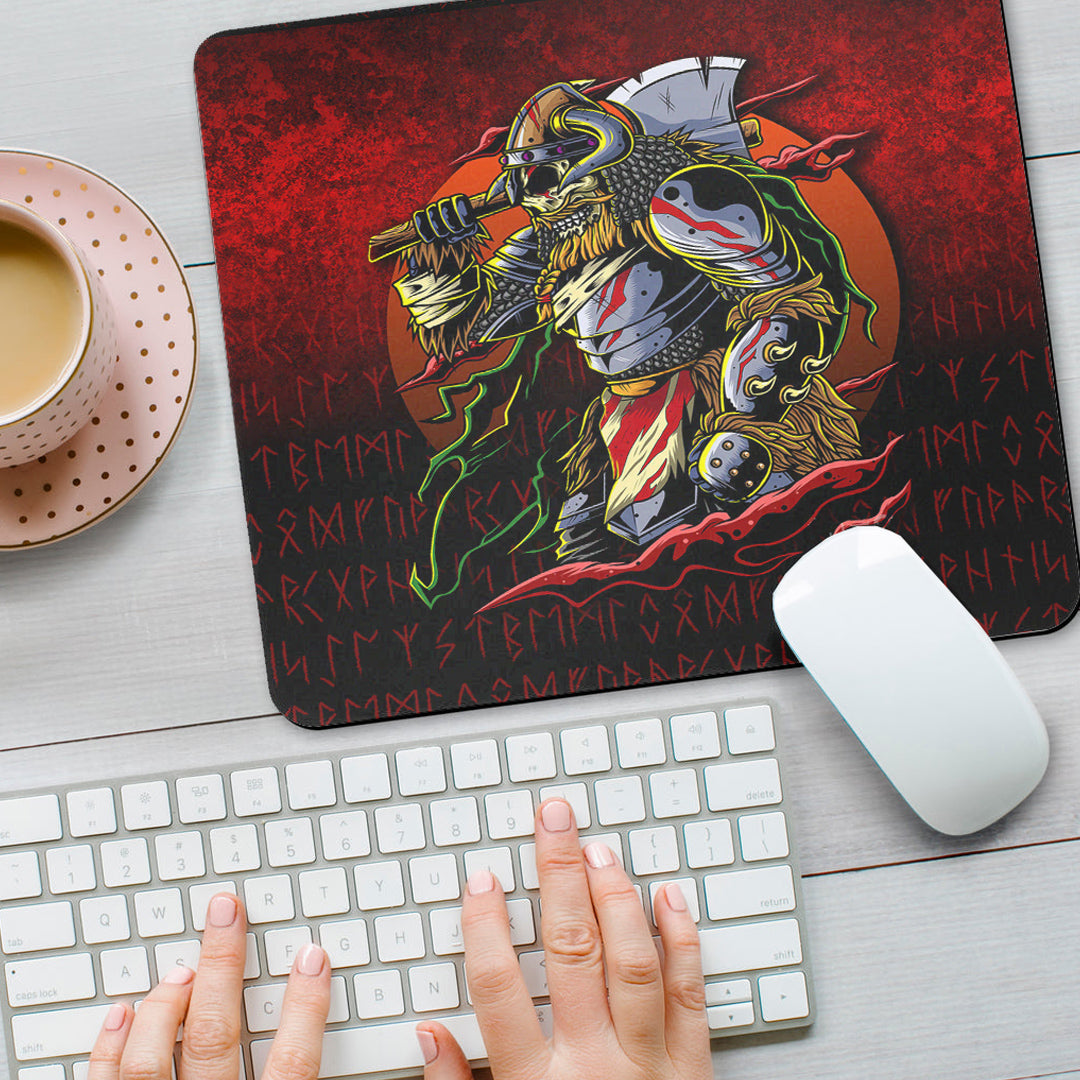 Viking Mouse Pad Samurai Viking Warrior Ronin Berserk Armor Axe – To ...