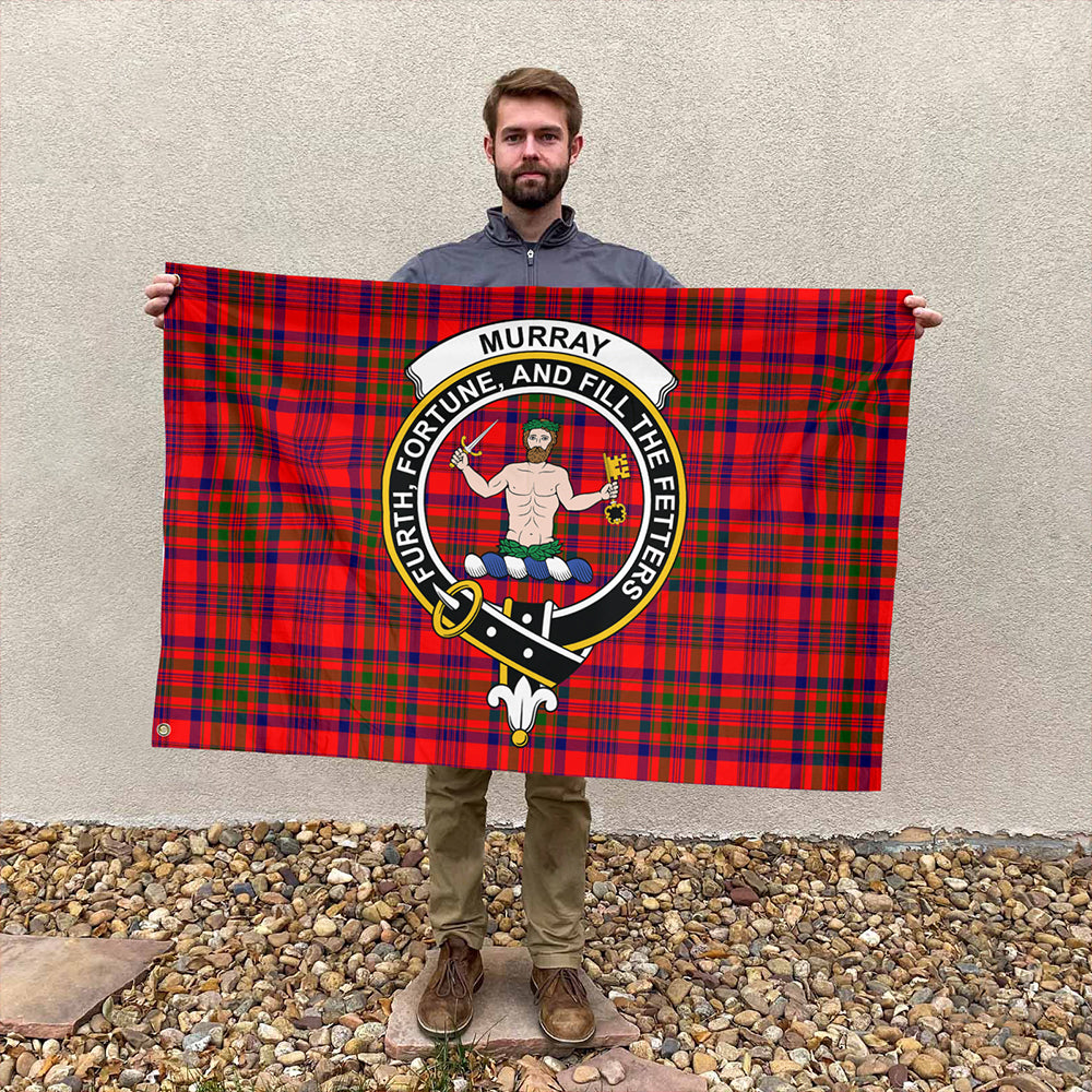 Murray of Tulloch Modern Tartan Classic Crest House Flag – To The Closet