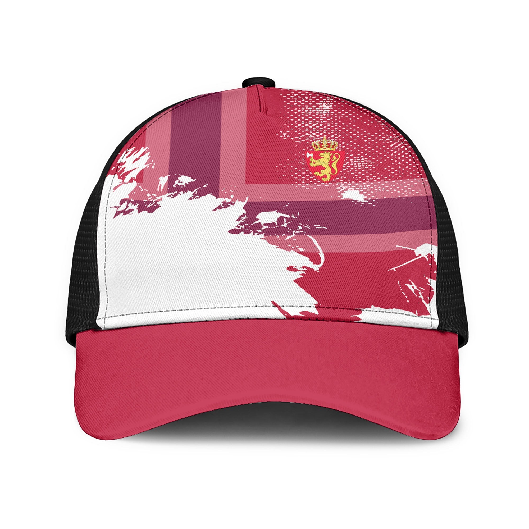 Norway Mesh Back Cap Flag & Coat Of Arms Paint Style – To The Closet