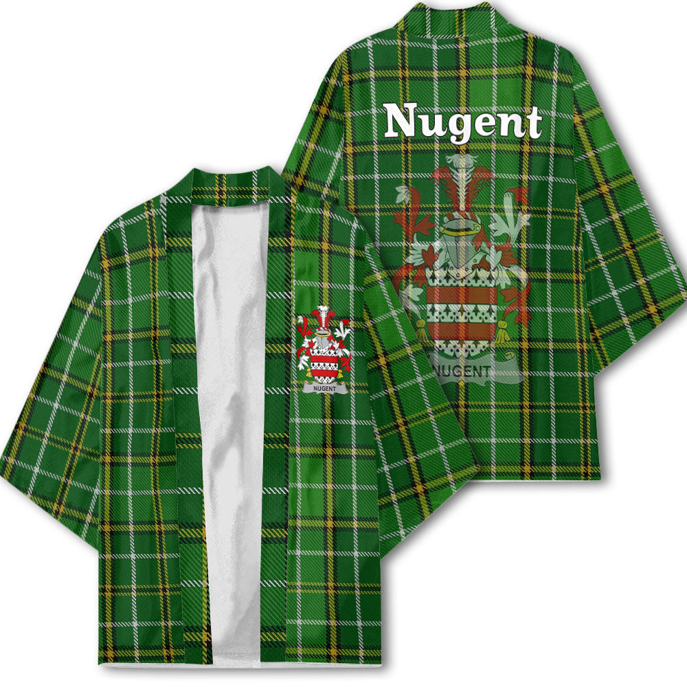 Nugent Family Kimono Irish National Plaid & Crest Style – To The Closet