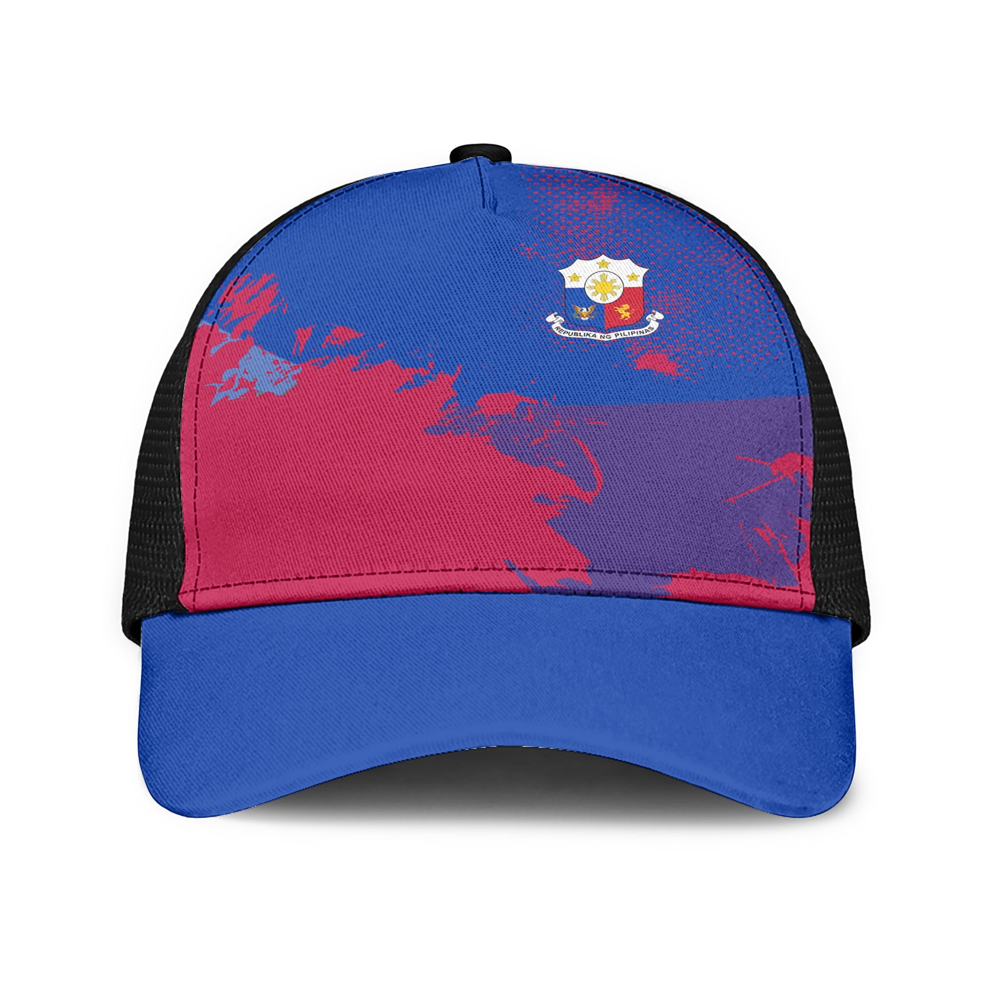 Philippines Mesh Back Cap Flag & Coat Of Arms Paint Style – To The Closet