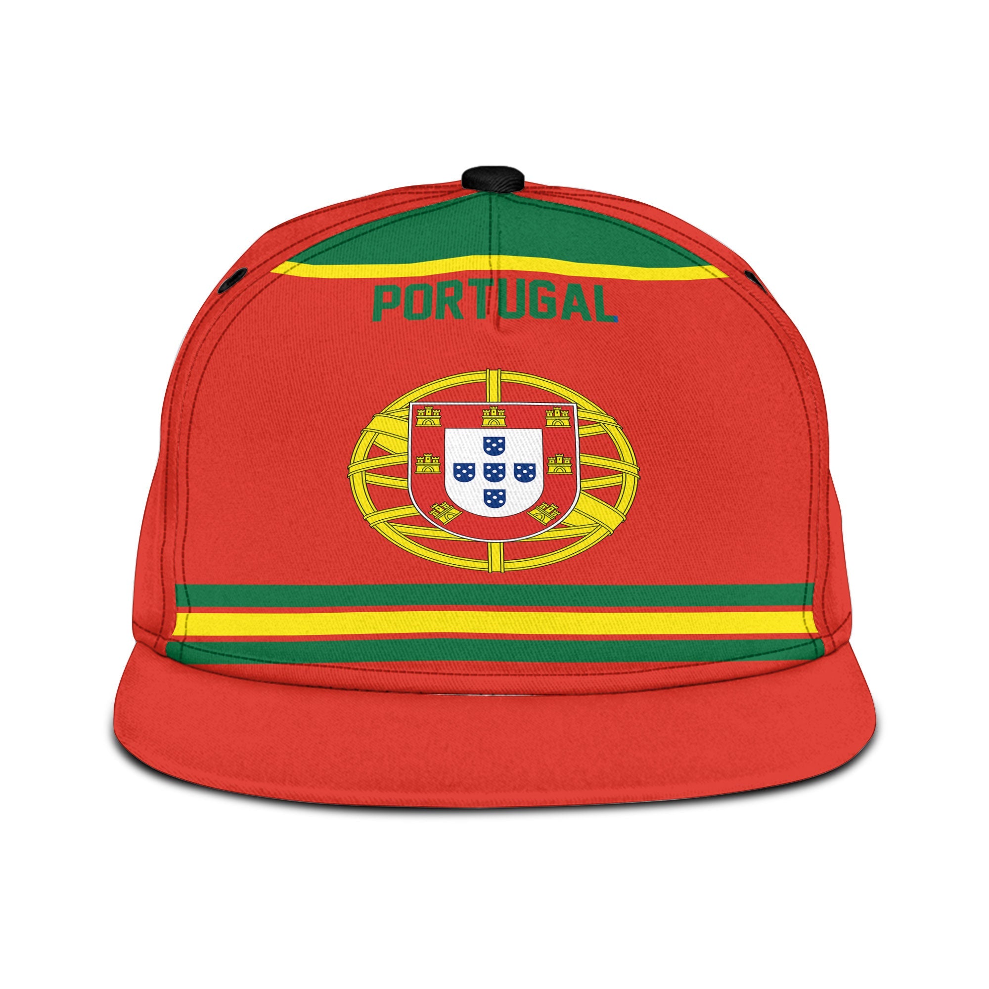 Portugal Snapback Hat Flag & Coat Of Arms Hockey Style – To The Closet