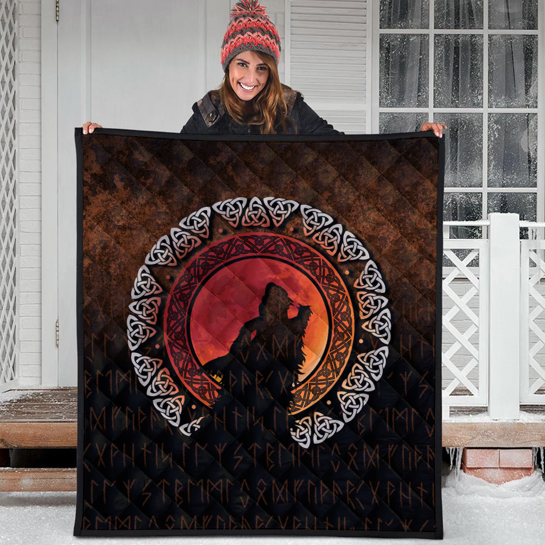 Viking Premium Quilt Fenrir Norse Wolf Son of Loki – To The Closet