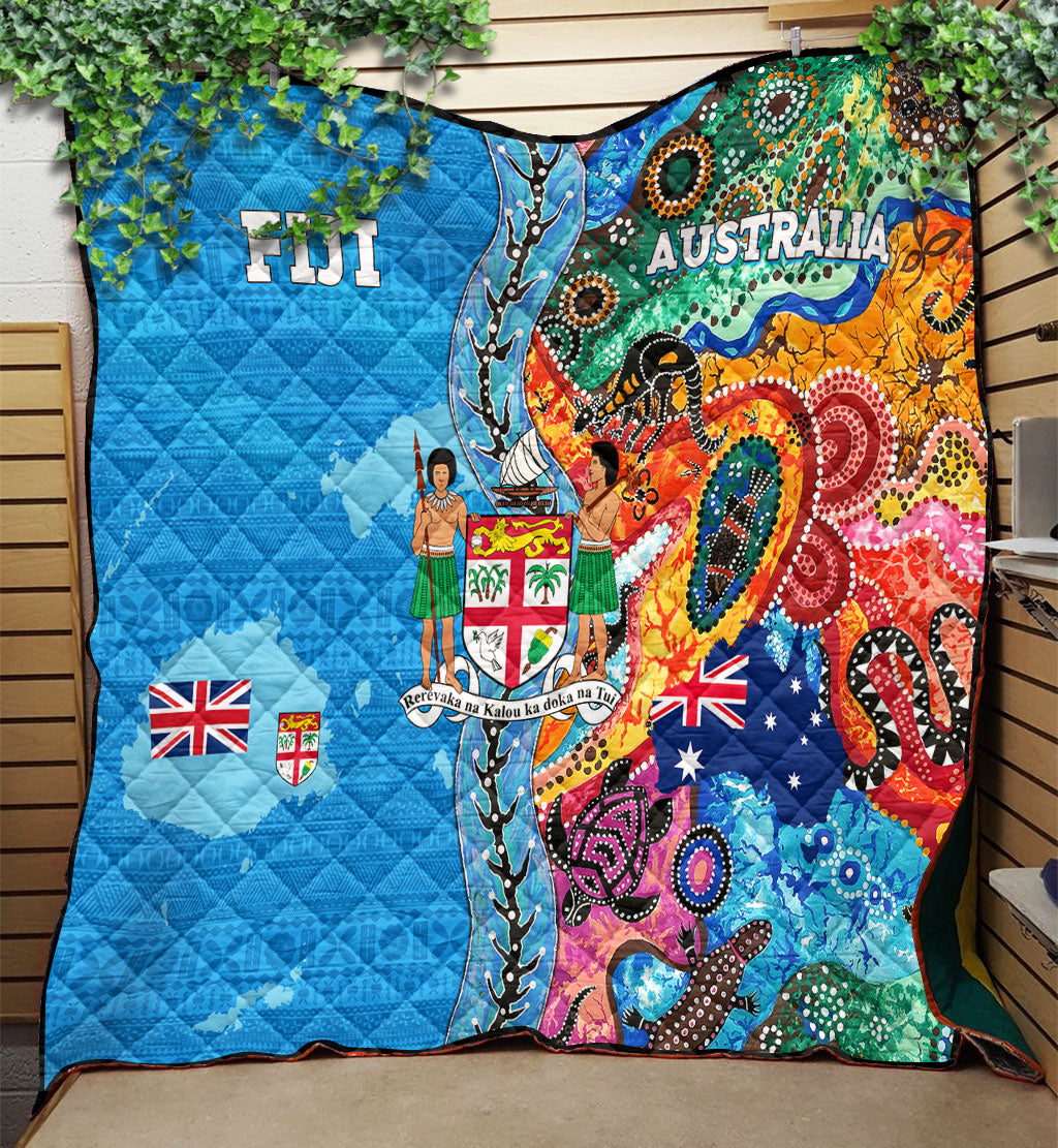 Fiji Tapa & Australia Aboriginal Quilt – To The Closet