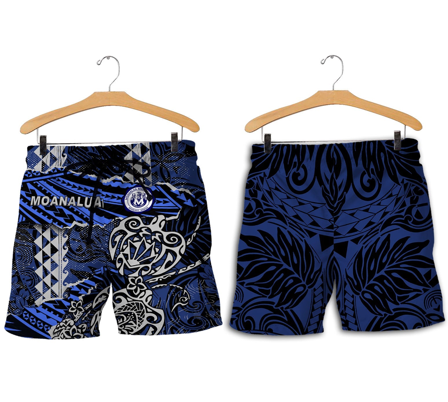 Hawaii Moanalua High School Men Short Polynesian Turtle Style – To The ...