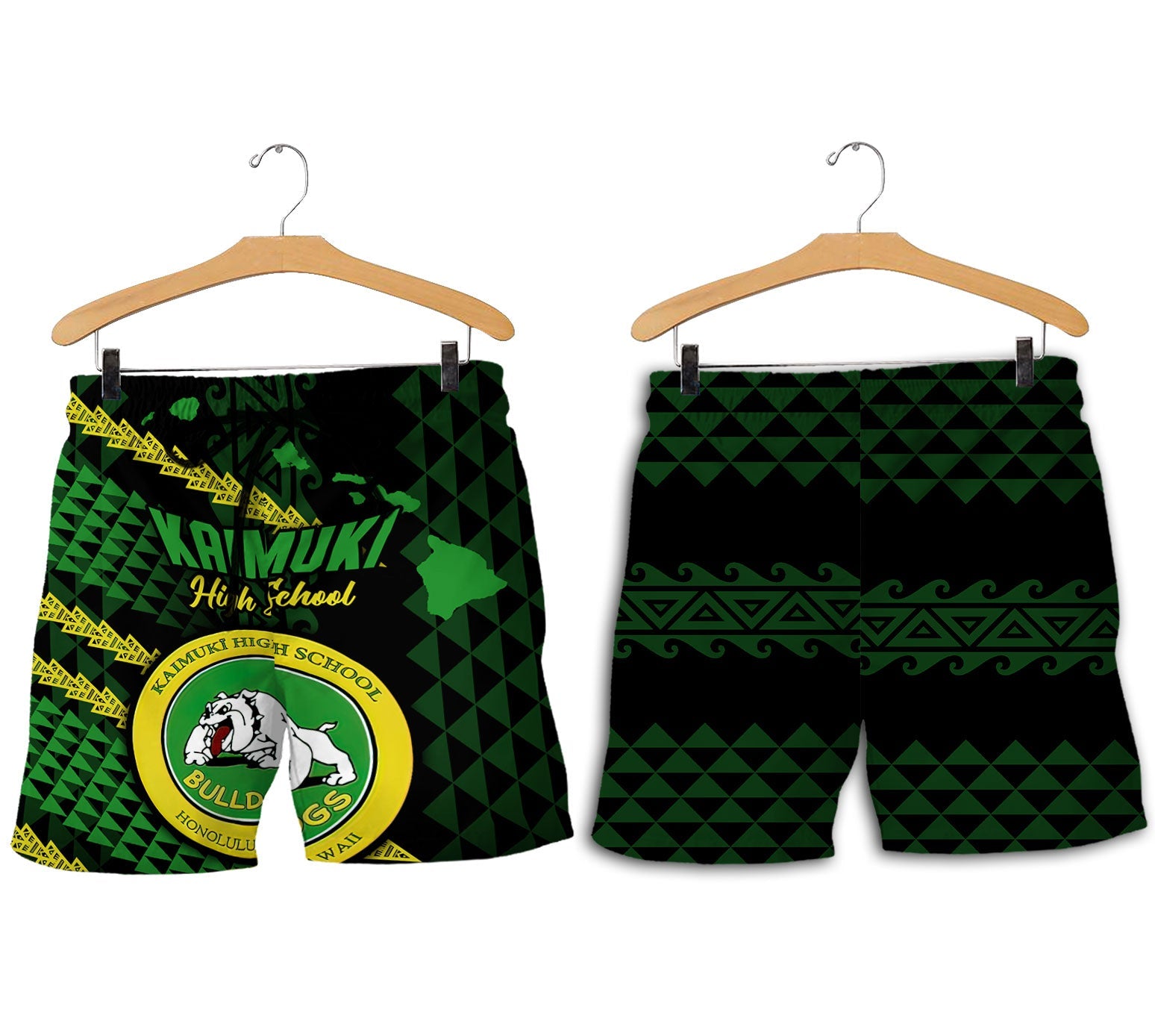 Hawaii Kaimuki High School Men Short Map Style – To The Closet