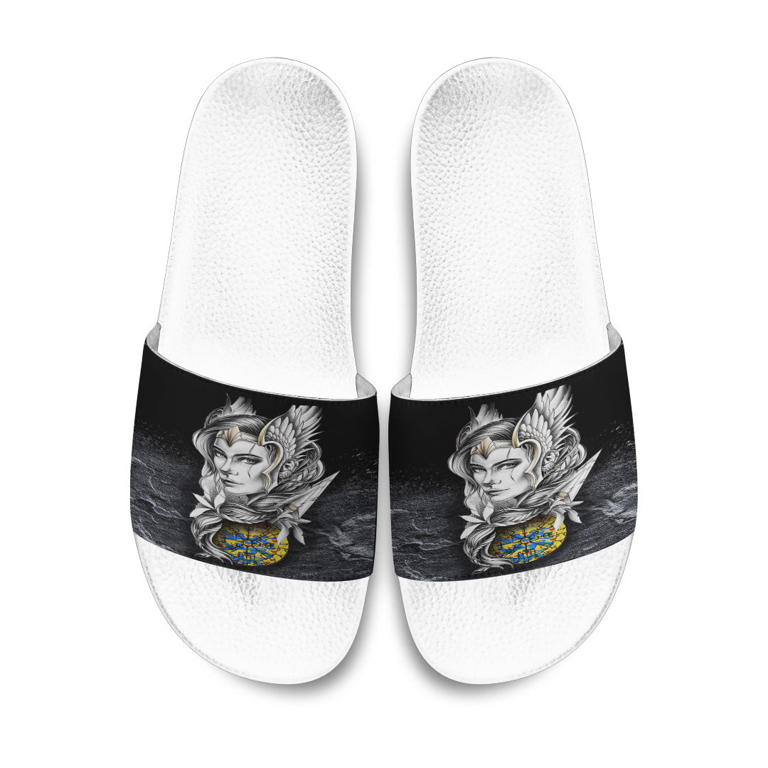 Viking Slide Sandals Valkyries Denmark Viking Country – To The Closet