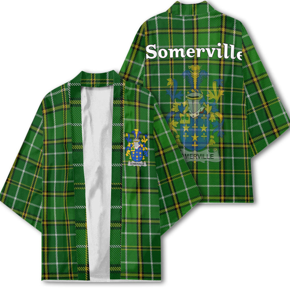 Somerville Family Kimono Irish National Plaid & Crest Style – To The Closet