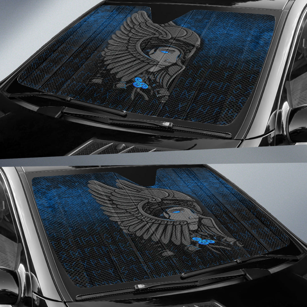 Viking Auto Sun Shades Valkyrie Queen Sigrun Viking Warrior – To The Closet